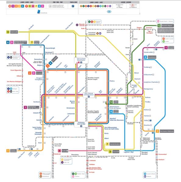 Public Transportation in Brussels - Belgium Travel