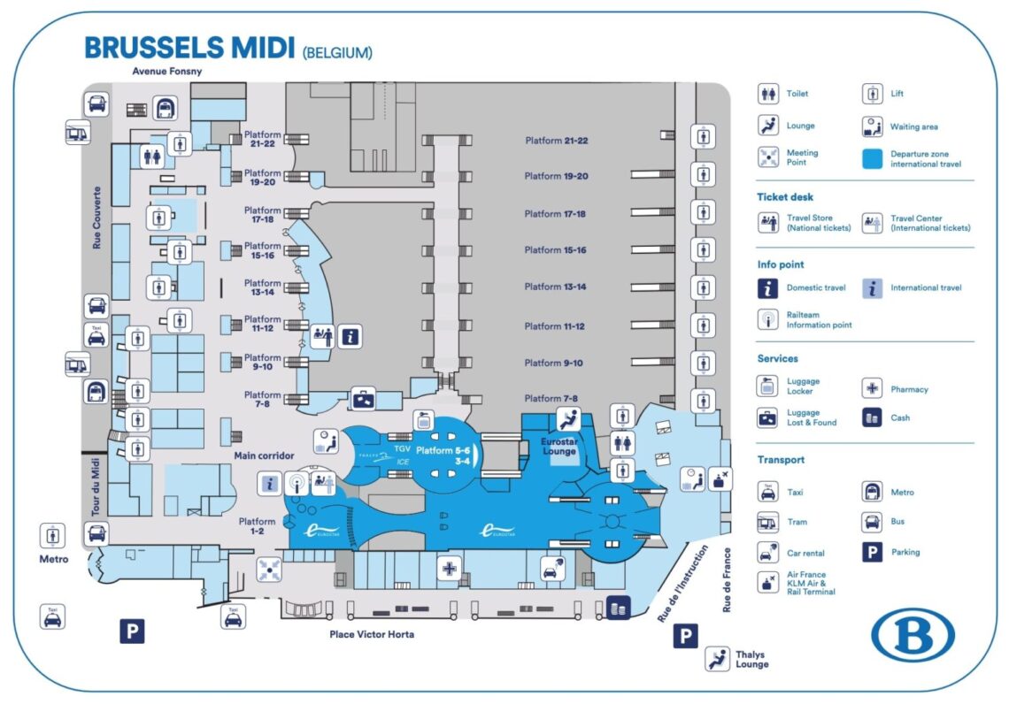 Traveler's Safety at Brussels-Midi (South / Zuid) Station - Belgium Travel